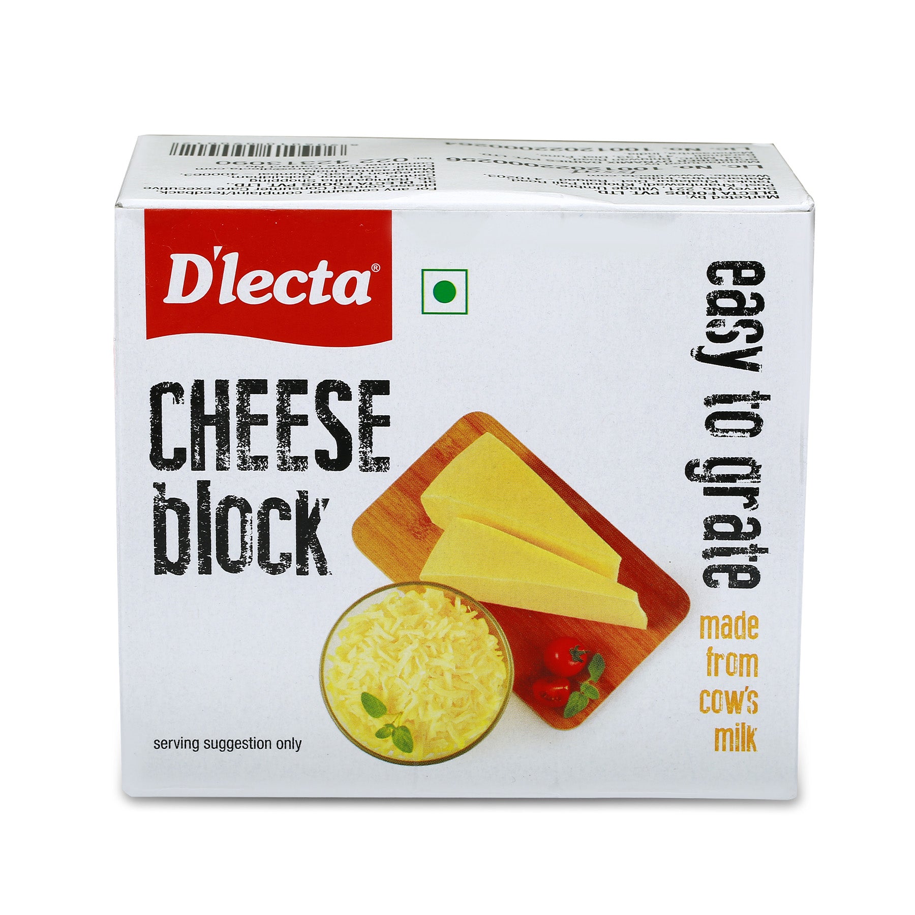 D'lecta Cheese Block - 1kg at Best Price | Buy Online