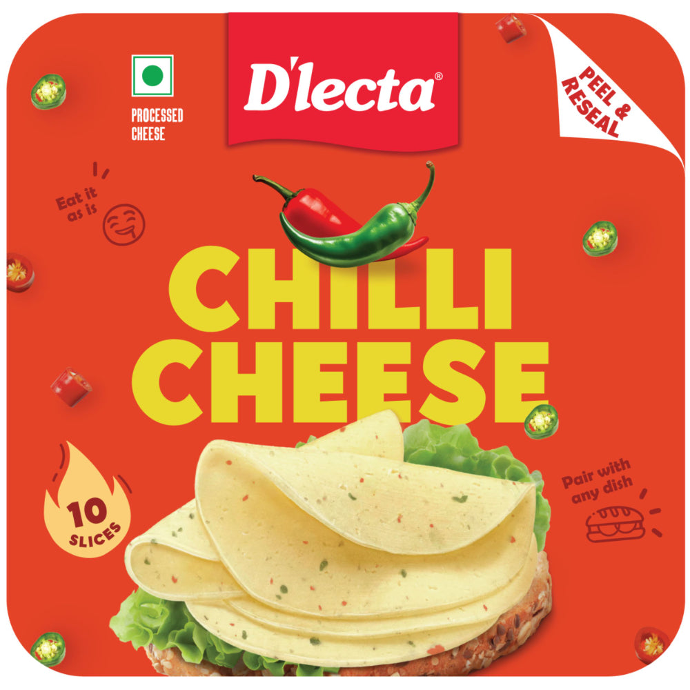 DLECTA CHILLI CHEESE SLICE 200 g – D'lecta