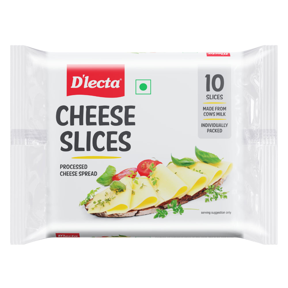 Buy Online D'lecta CHEESE SLICE 200gm - 10 slices