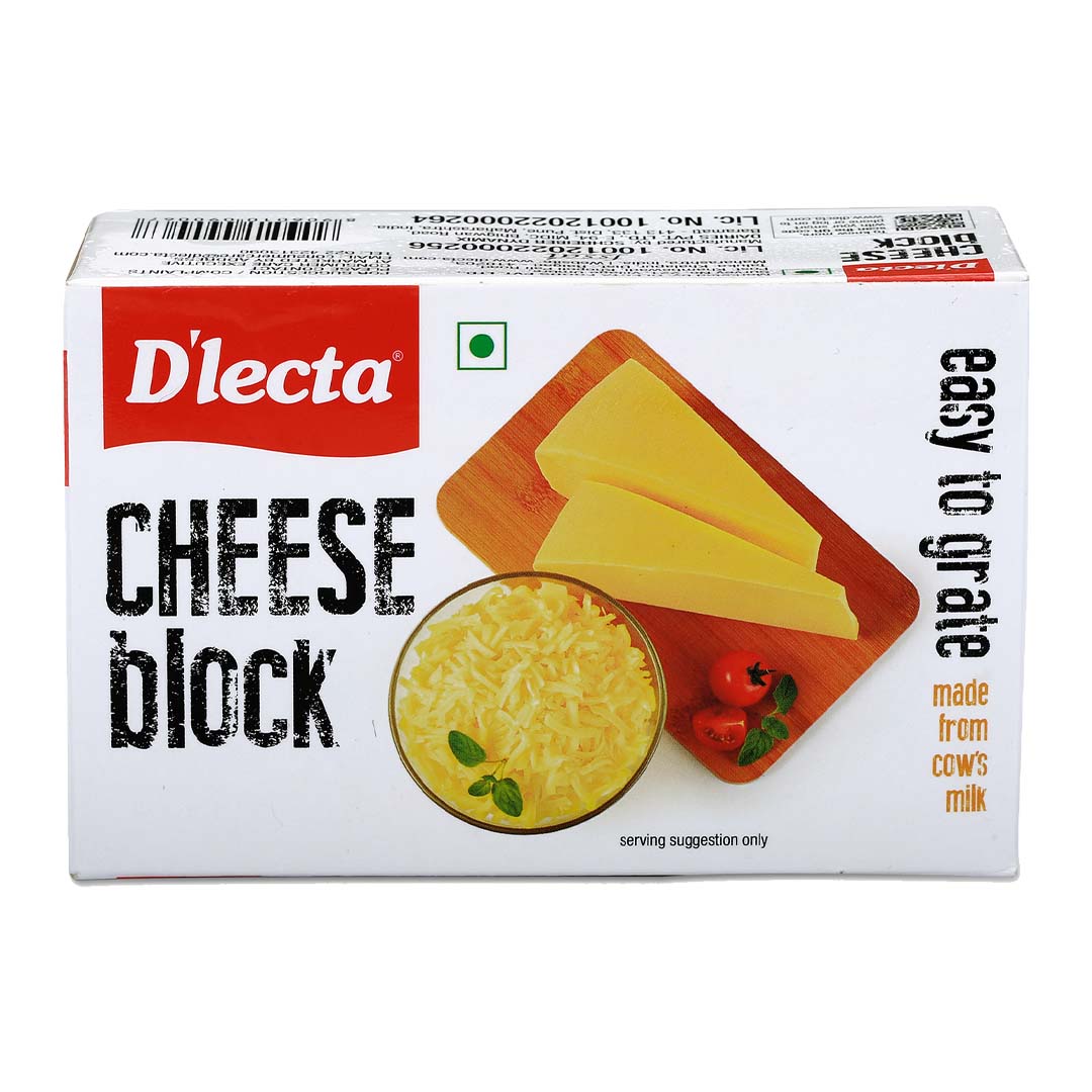 D'lecta Cheese Block - 200g at Best Price | Buy Online