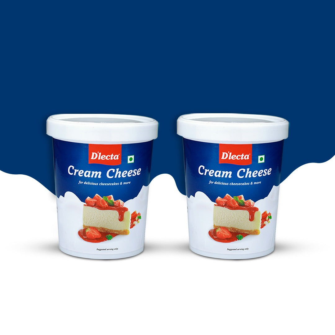 CREAM CHEESE 1 kg ( Pack of 2) – D'lecta